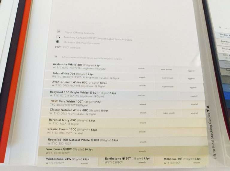 A Quick Guide to Selecting Paper for Print - Mitchell Graphics